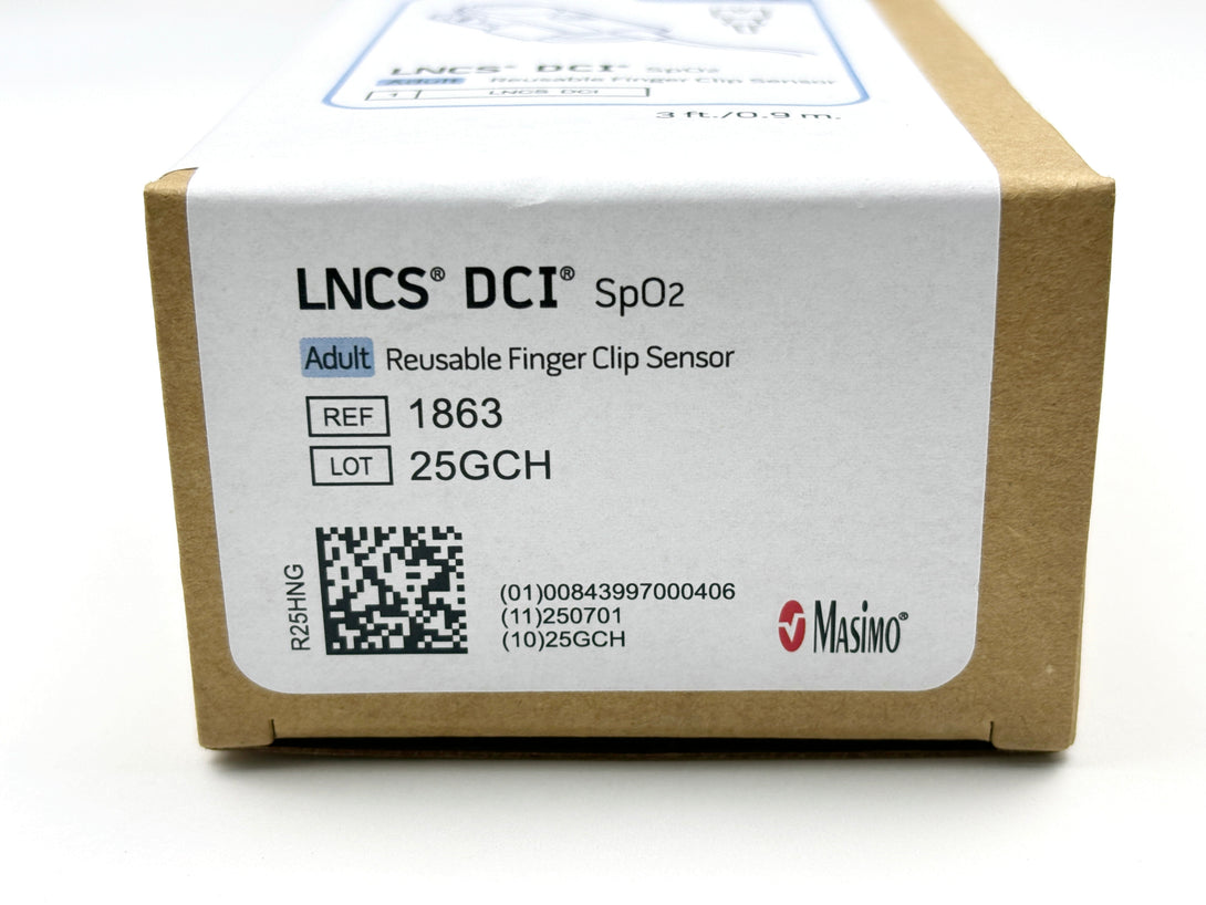 Original Masimo 1863 Adult Finger Clip Spo2 Sensor LNCS DCI – Plinma