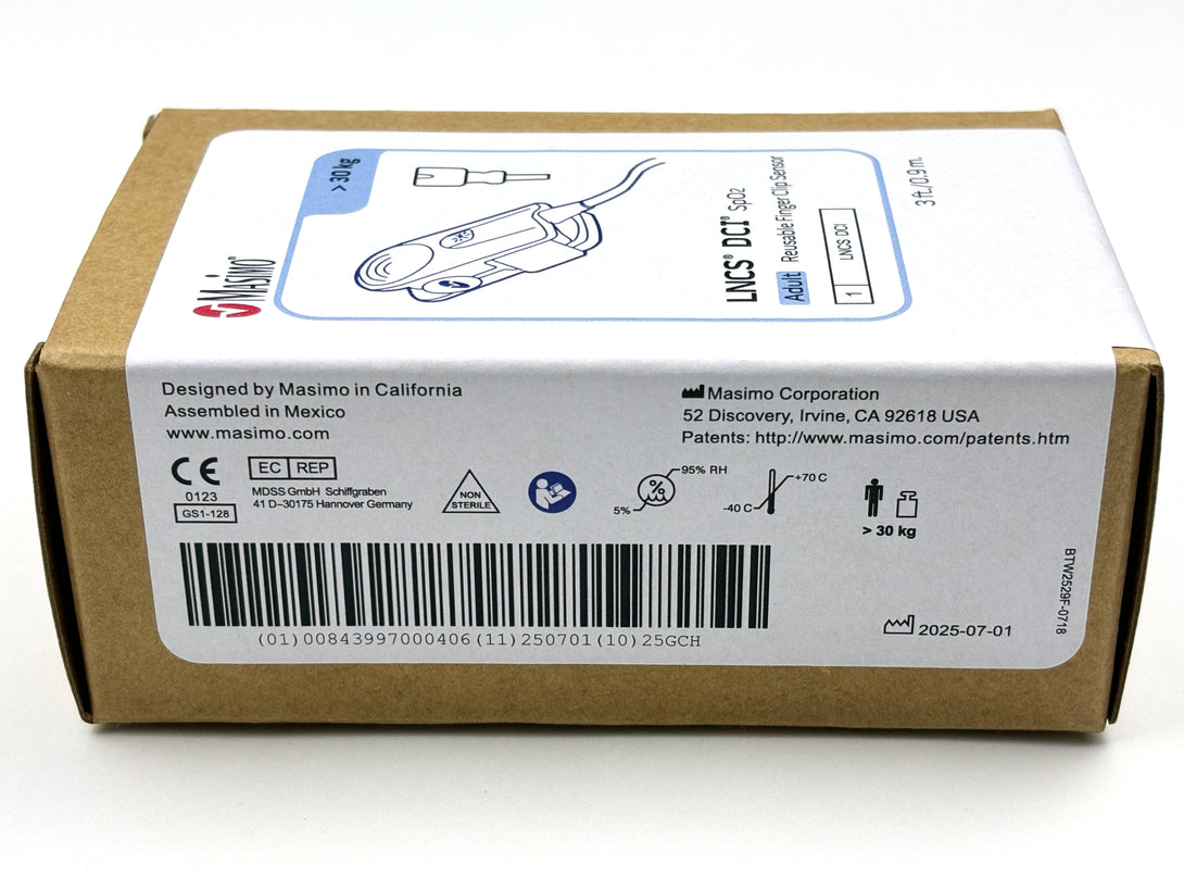 Original Masimo 1863 Adult Finger Clip Spo2 Sensor LNCS DCI – Plinma
